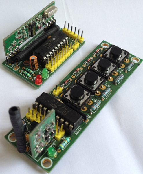 4 Channel RF Remote Controller - Electronics-Lab