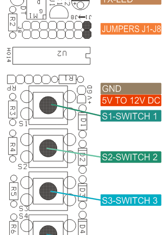 4-Channel-RF-Remote-Controller-WIRING-TX - Electronics-Lab.com