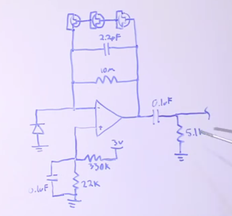 IRis - An Infrared Sensor using Photodiode amplification Circuit - Electronics-Lab