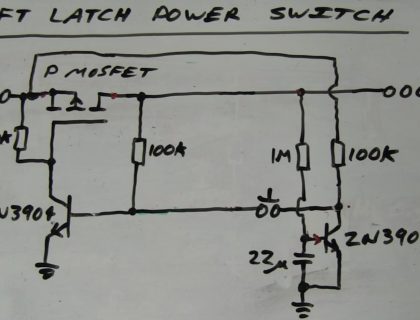 Soft Latch Power Switch Circuit - Electronics-Lab.com