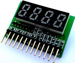 4 Digit MultiPlexed 0.33 Inch 7 Segment Common Anode Display ...