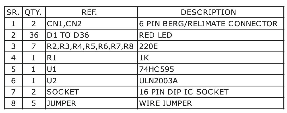 7 Segment Led Based Spi Display Using 74hc595 Parts Electronics