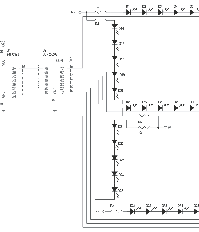 7-segment-led-based-spi-display-using-74hc595-schematic - Electronics ...