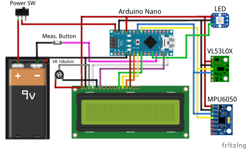 Using VL53L0X With Arduino to Measure Height - Electronics-Lab