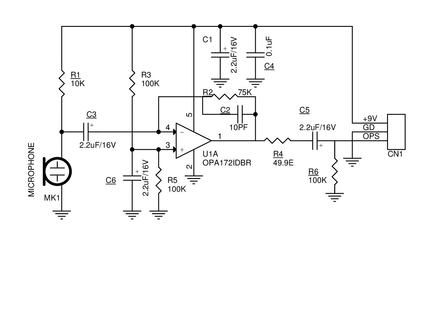 mini-electret-mike-preamplifier-schematic - Electronics-Lab.com mini-electret-mike-preamplifier-schematic - Electronics-Lab.com