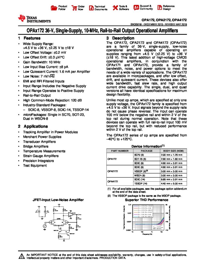 opa172 - Electronics-Lab.com