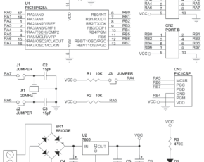 18pin-pic-development-board-schematic - Electronics-Lab.com
