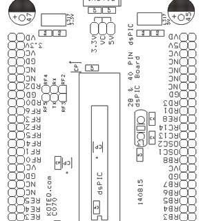 40-pin-28-pin-dspic-development-board-pcb-layout - Electronics-Lab.com