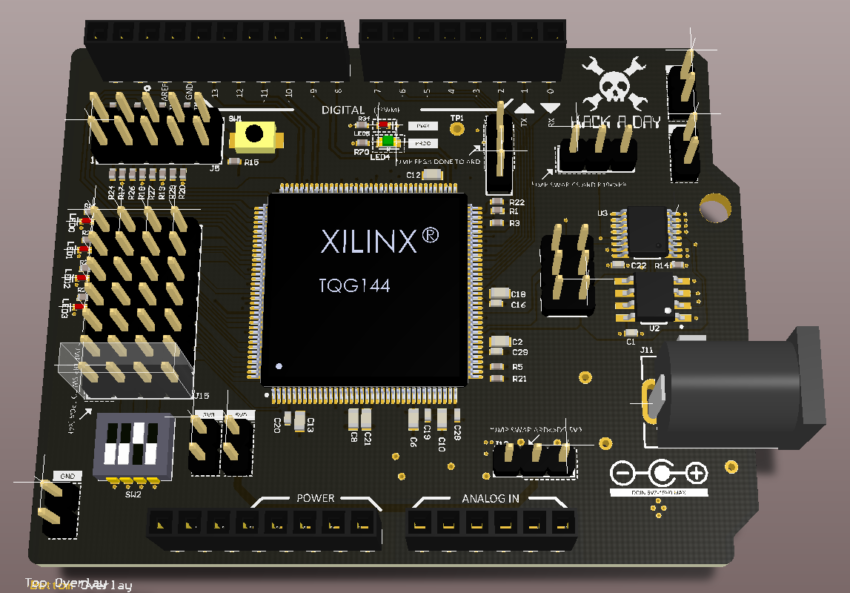 FPGA-Based Arduino Shield - Electronics-Lab.com
