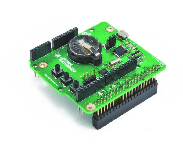 $18 RTC Shield For Both Arduino UNO And Raspberry Pi 3 - Electronics-Lab