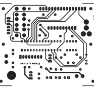 pic16f-28-pin-pic-development-board-with-lcd-pcb-top - Electronics-Lab.com
