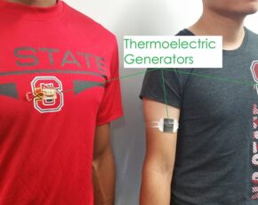 TEG-embedded T-shirt (left) and TEG armband (right). - Electronics-Lab.com