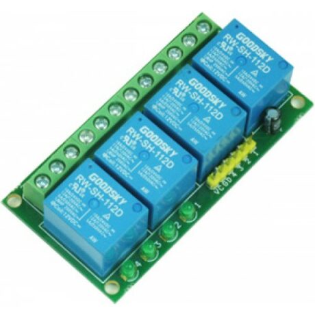 4 Channel Relay Board - Electronics-Lab.com