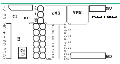 8-pin-pic-development-board-pcb-layout - Electronics-Lab.com
