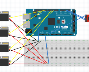 TTL - Arduino & Arduino - Servo Connection Schematic - Electronics-Lab.com