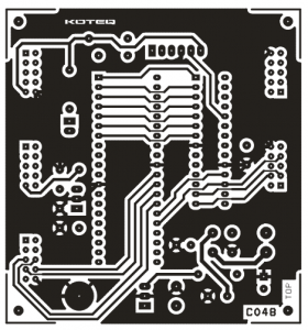 pic16f-28-40-pin-development-board-pcb-top - Electronics-Lab.com