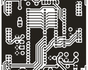 pic16f-28-40-pin-development-board-pcb-top - Electronics-Lab.com