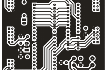 pic16f-28-40-pin-development-board-pcb-top - Electronics-Lab.com