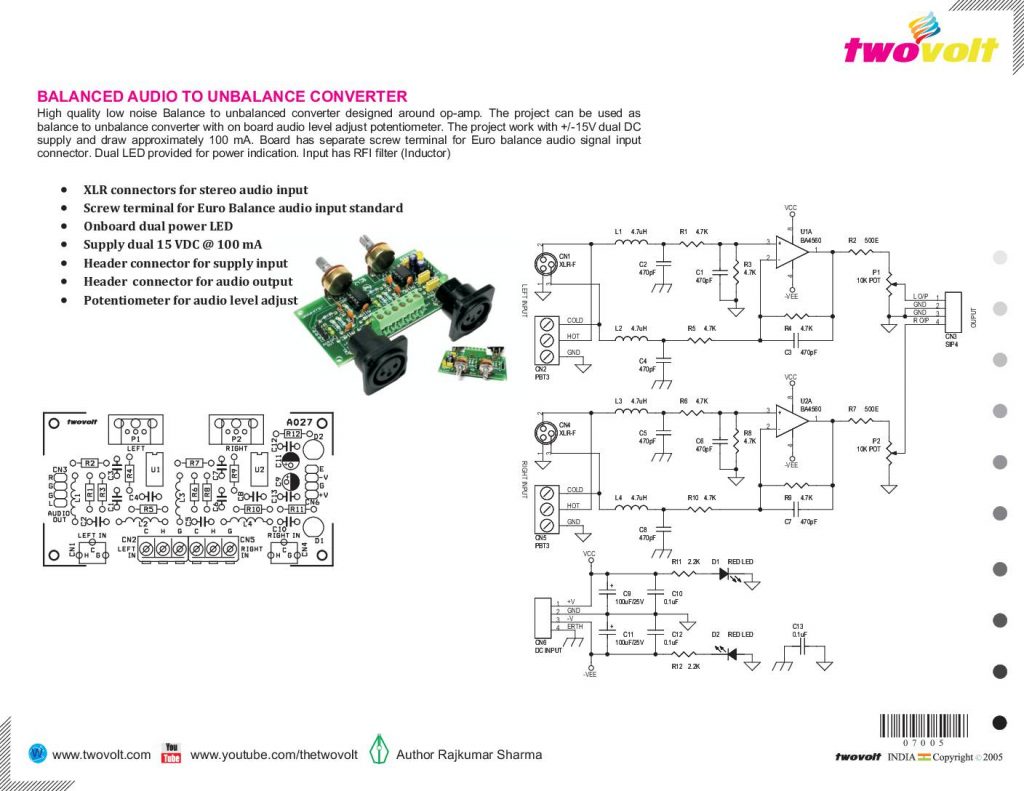 balanced-audio-pre-amplifier - Electronics-Lab.com