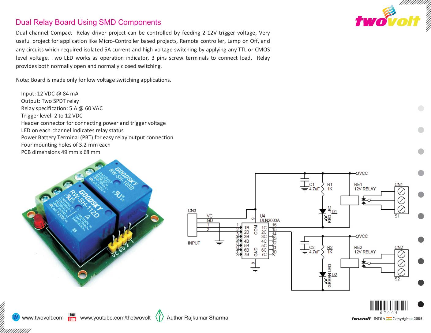 Dual-Relay-Board-SMD.pdf - Electronics-Lab.com