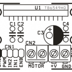 H-Bridge-DC-Motor-Driver-Module-pcb-SILK - Electronics-Lab.com
