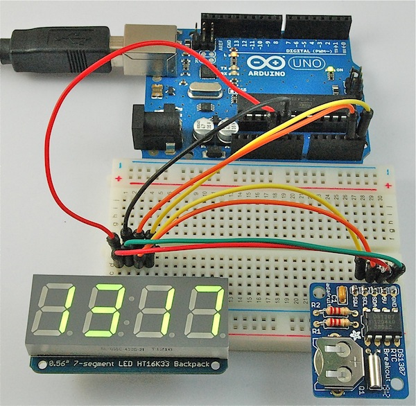 Making An Arduino I2c Digital Clock Electronics