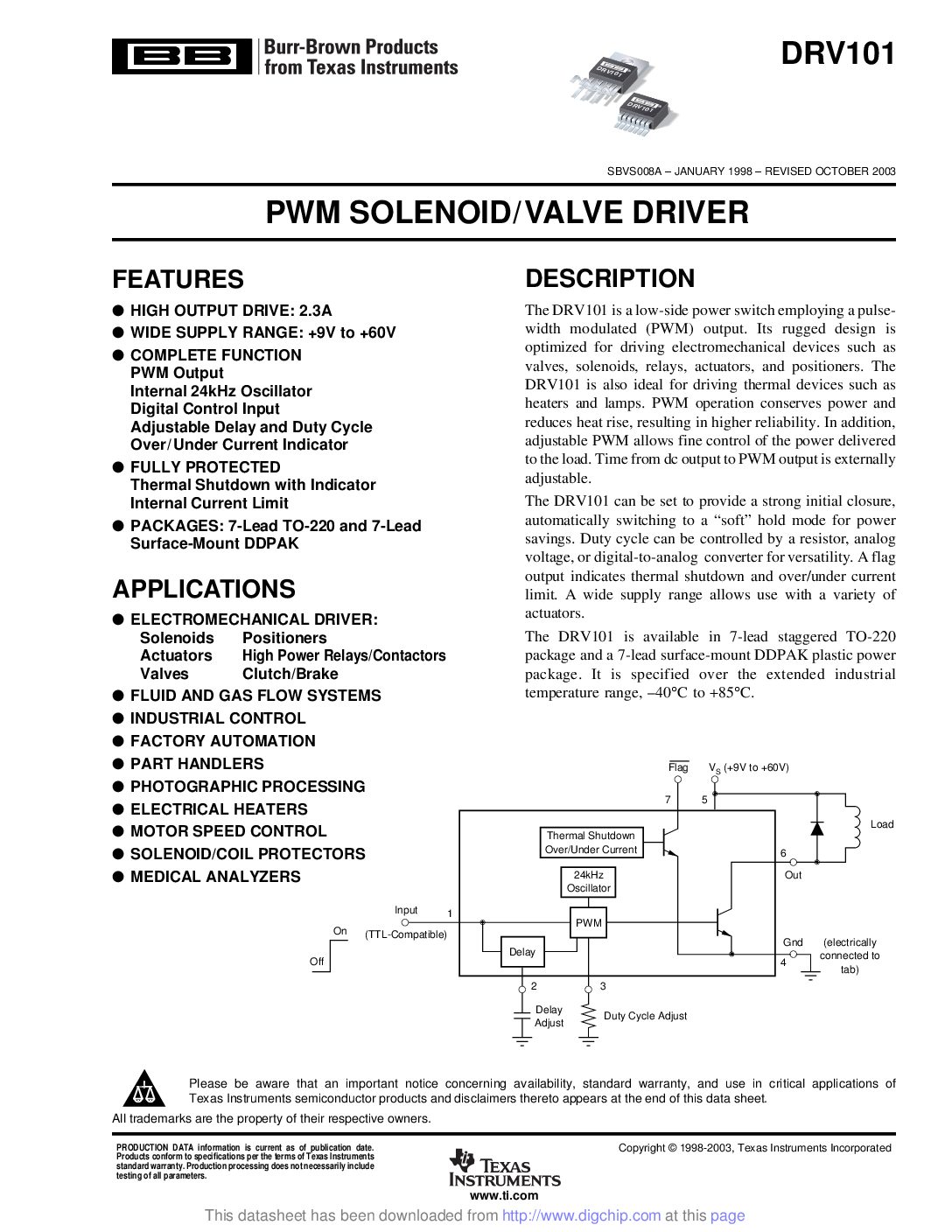 DRV101F - Electronics-Lab.com