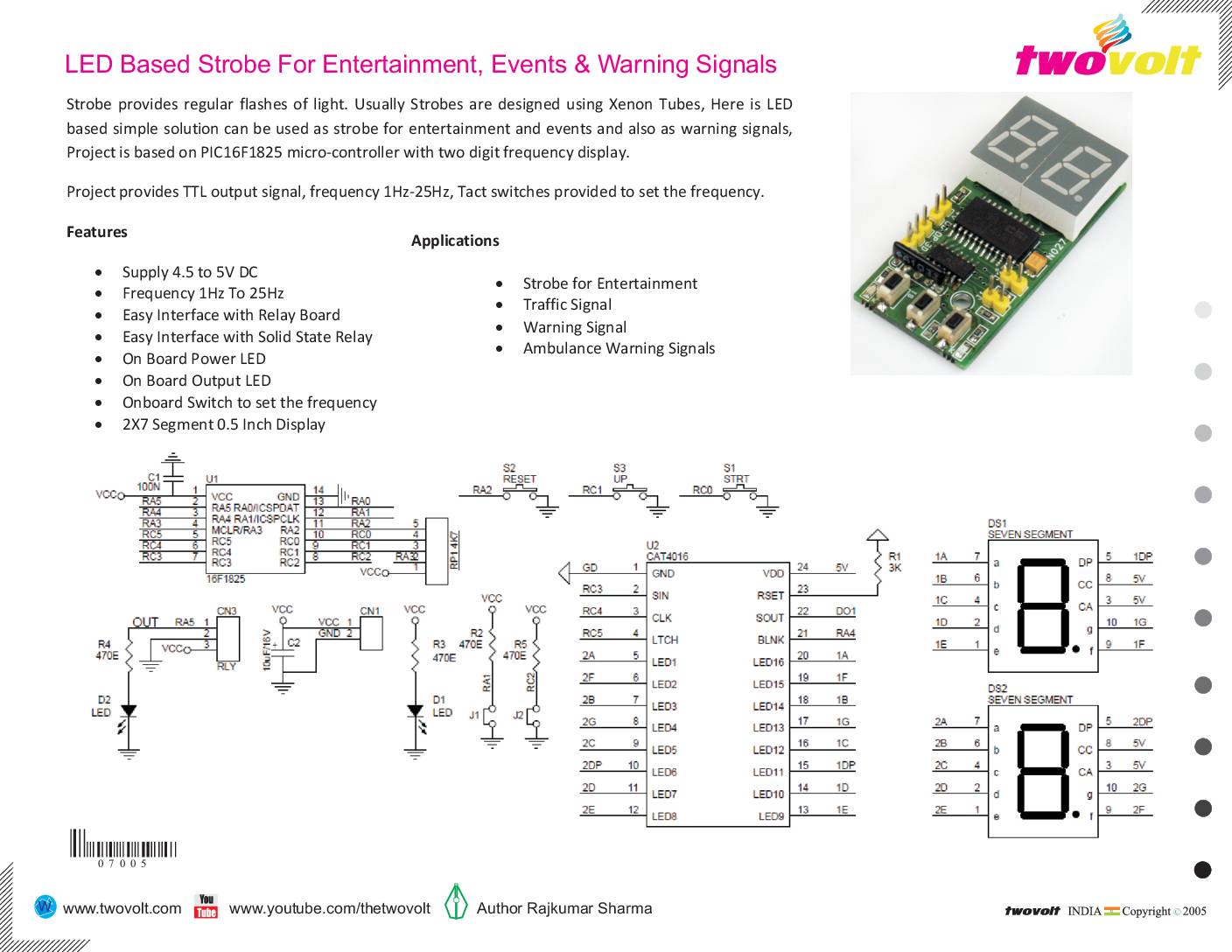 Led Based Strobe Electronics Lab