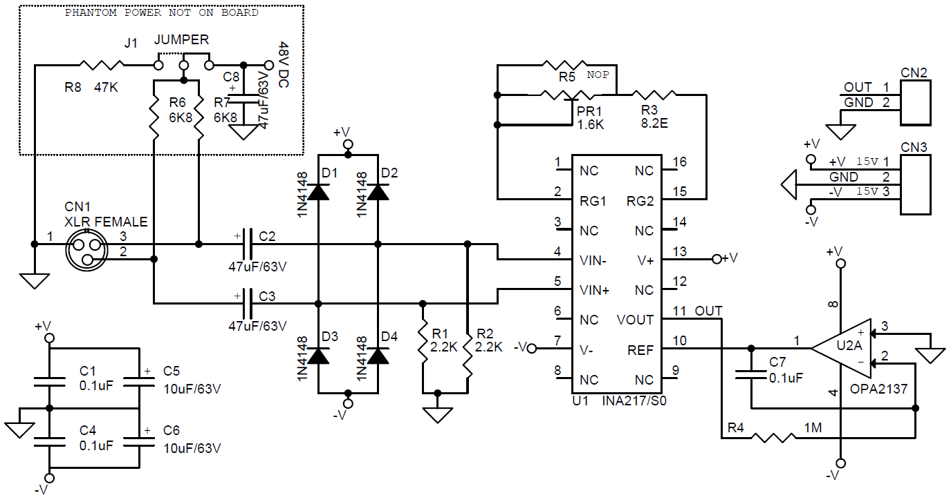 Tiny Professional Microphone Preamplifier - Electronics-Lab