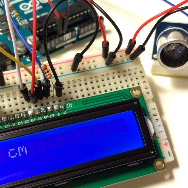 Ultrasonic Range Finder On Arduino With Lcd Output 3 Electronics