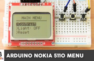 Arduino Tutorial: Menu on a Nokia 5110 LCD Display Tutorial ...