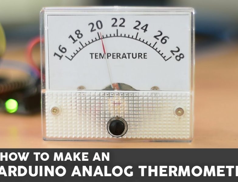 How To Make An Analog Thermometer With Arduino A Ds18b20 And An Analog Voltmeter Electronics