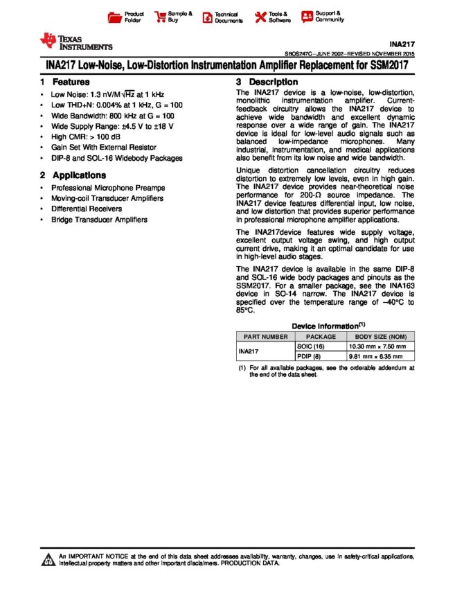 ina217 - Electronics-Lab.com