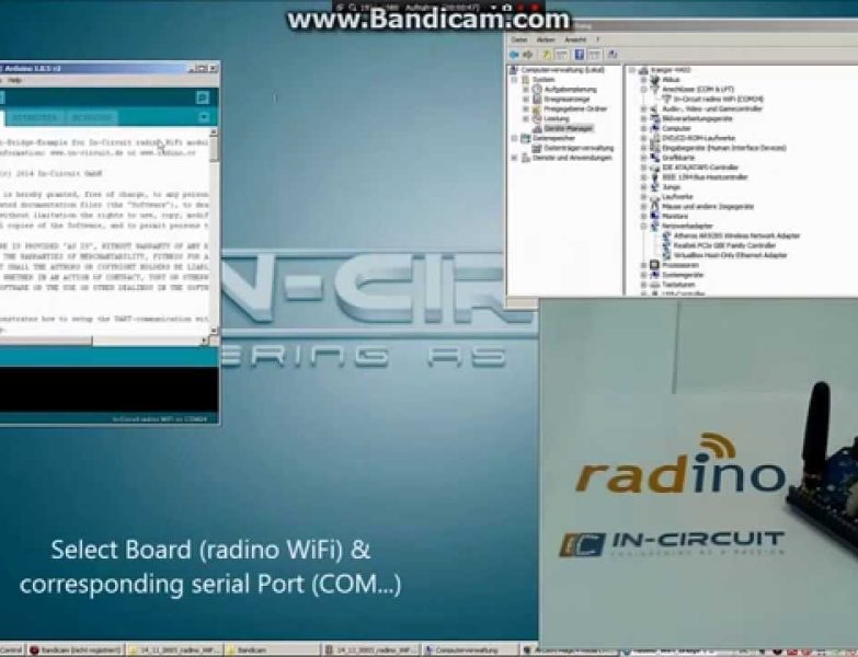 Radino Wifi Arduino With Esp8266ex Electronics