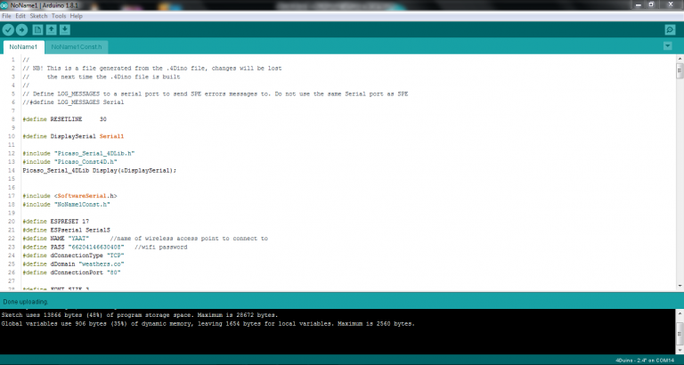 4Duino - An Introduction and a Weather API Demo - Electronics-Lab.com