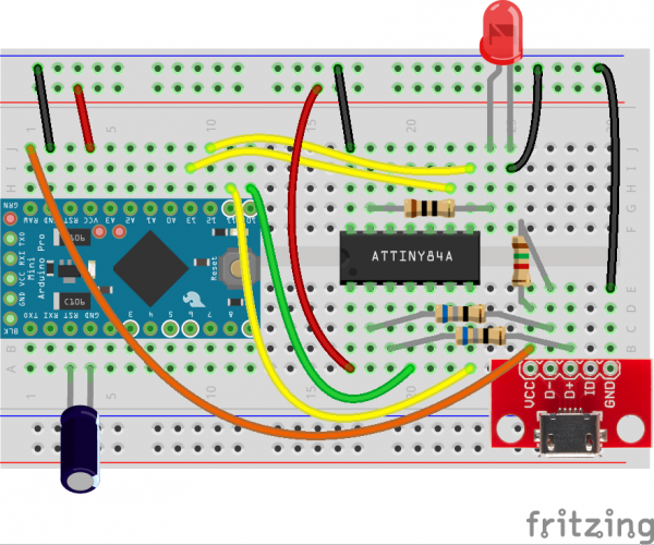Installing The Micronucleus Bootloader To An Attiny Via Arduino Electronics