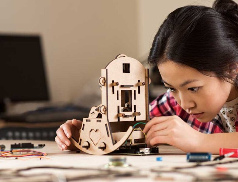 CTCgirl-with-robot-front-angle - Electronics-Lab.com