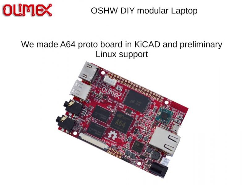 Open Source DIY Laptop Kit By Olimex - Electronics-Lab.com