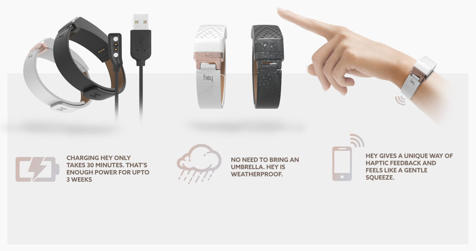 Send Touch Over Distance With HEY Bracelet - Electronics-Lab