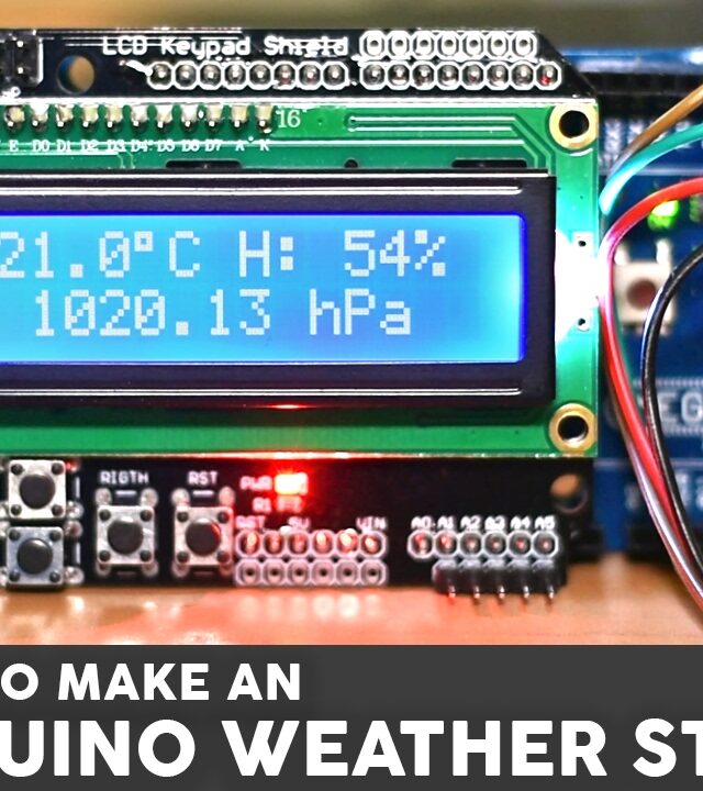 Weather Station with a BME280 sensor and an LCD screen with Arduino ...