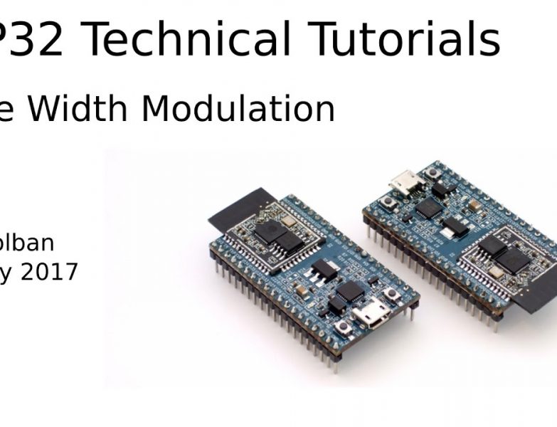 Esp32 And Pulse Width Modulation Electronics