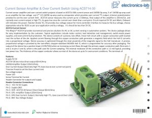 Current Sensor Amplifier & Over Current Switch - Electronics-Lab.com