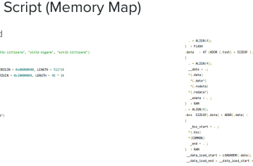 Linkerscript - Electronics-Lab.com