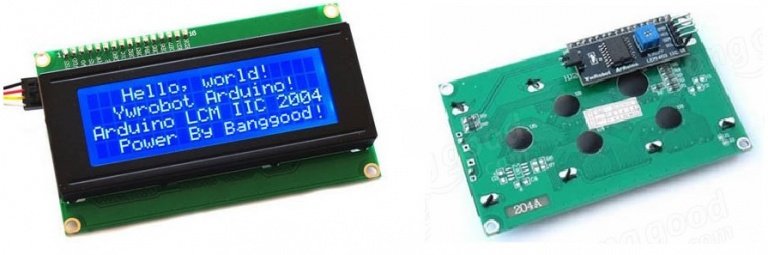 Real Time Clock On 20x4 I2C LCD Display with Arduino - Electronics-Lab