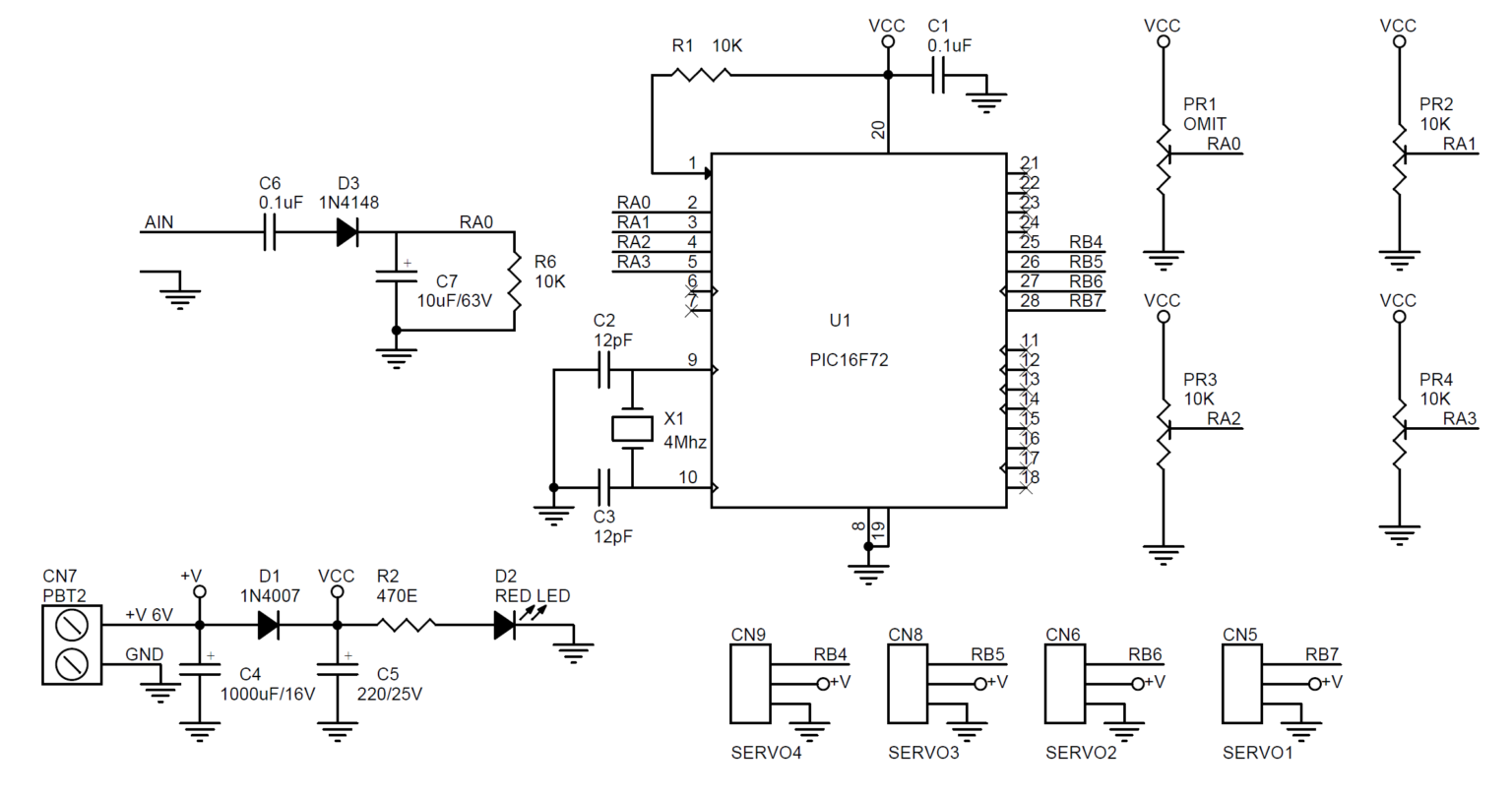 Sound to RC Servo Driver - Electronics-Lab