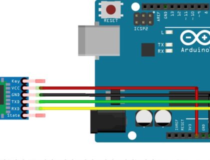 Circuit to connect HC-05 with Arduino - Electronics-Lab.com