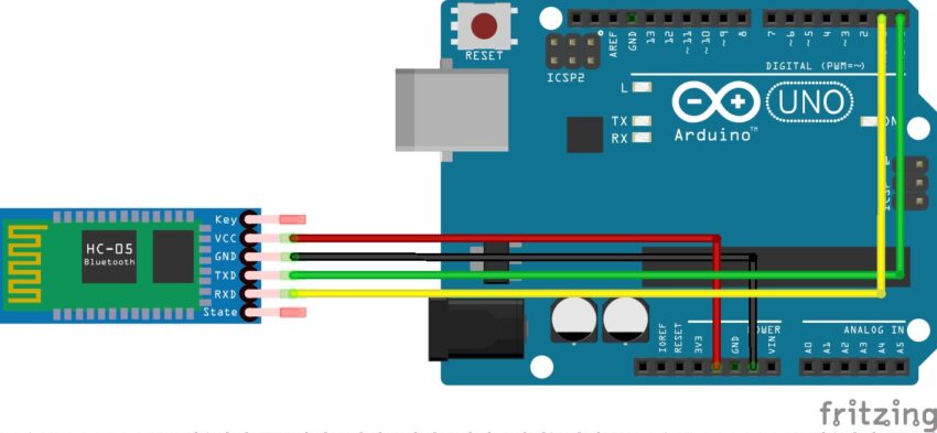 Circuit To Connect Hc 05 With Arduino Electronics 4863