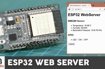 ESP32 Web Server Tutorial with a BME280 Sensor - Electronics-Lab.com