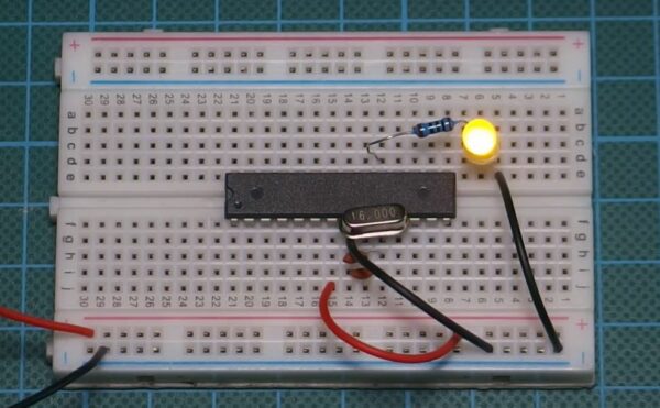 Arduino (Atmega328p) on a Breadboard - Electronics-Lab