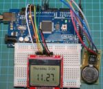 Arduino Real Time Clock with DS1302 and Nokia 5110 LCD Display ...